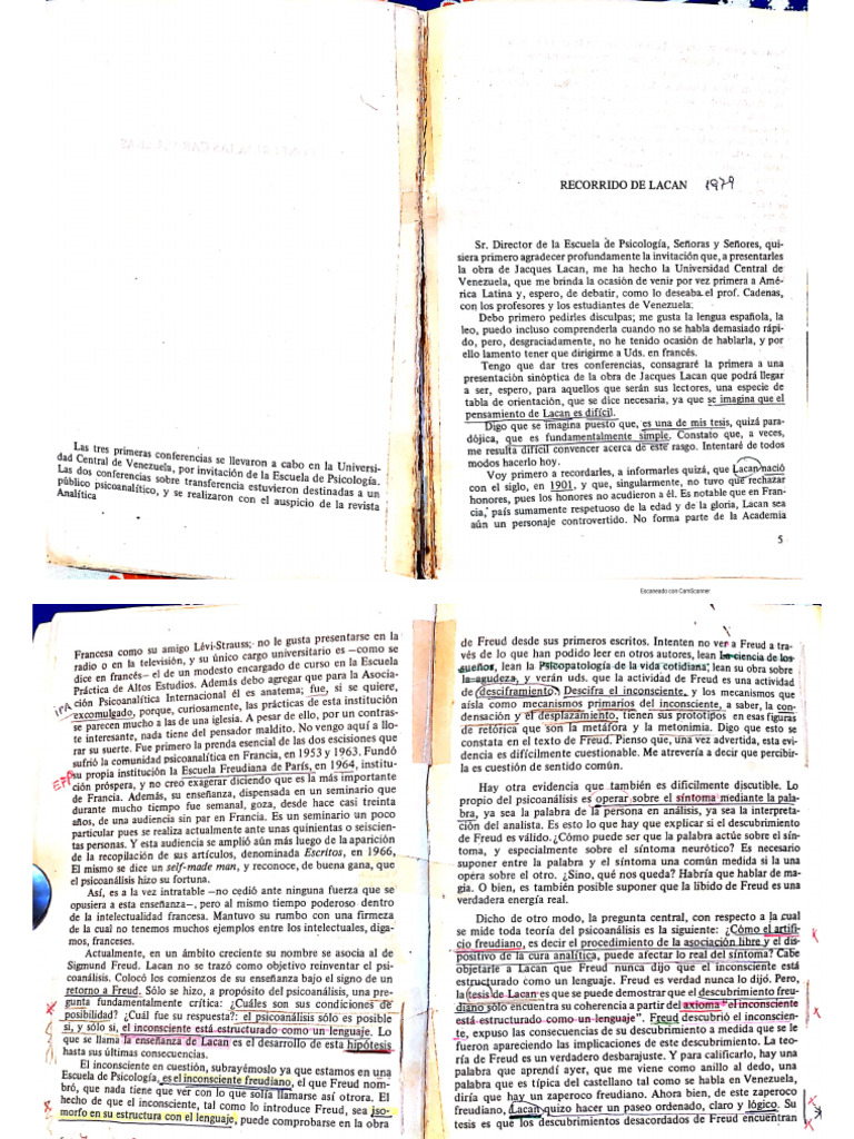El Recorrido de Lacan Cap 1 | PDF