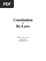 Sample Church Constitution and Bylaws | PDF | Baptism | Deacon