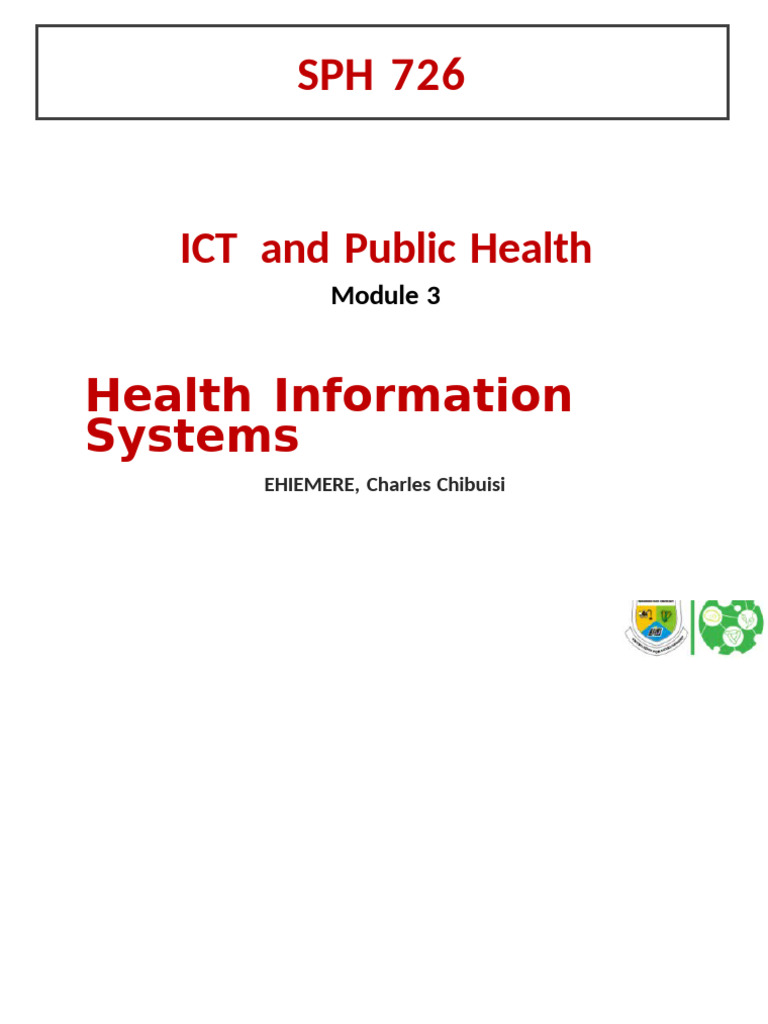 History of Health Information Systems | PDF | Electronic Health Record ...