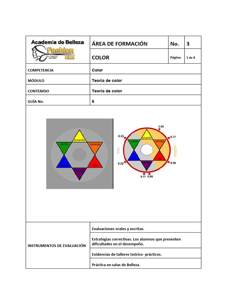 Teoría del Color: Principios y Percepción | PDF | Color | Azul