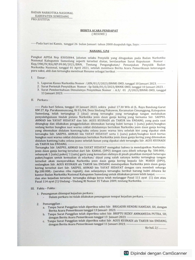 Contoh Resume | PDF