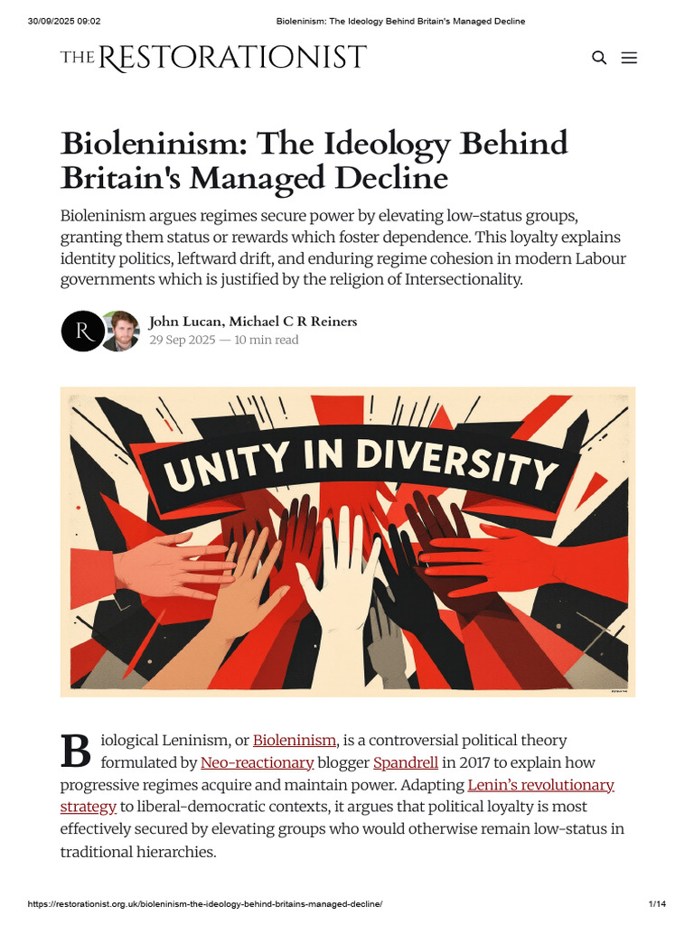 Understanding Bioleninism's Impact | PDF | Leninism | Ideologies