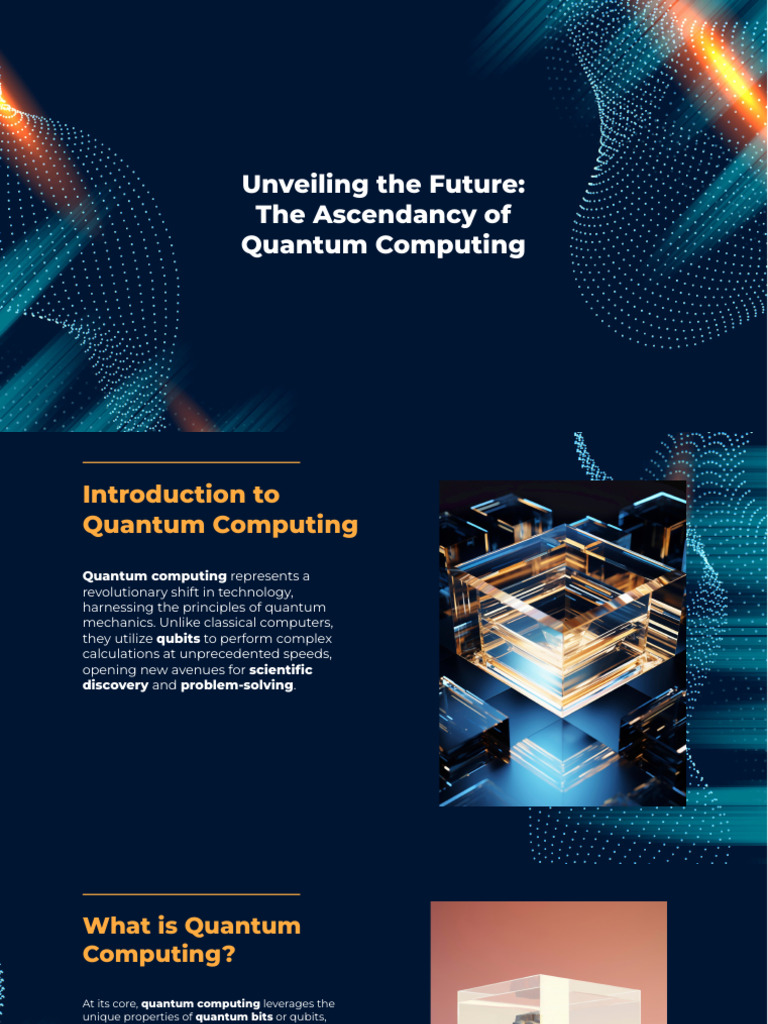 Slidesgo Unveiling The Future The Ascendancy of Quantum Computing ...