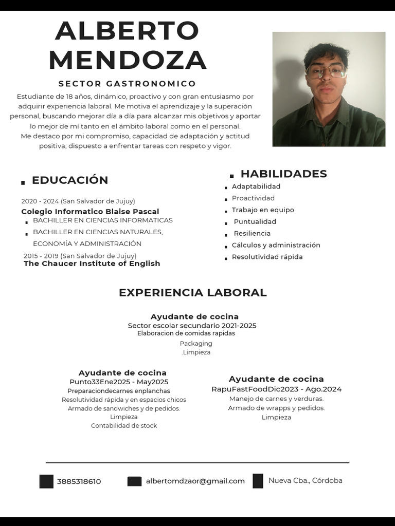 CV Mendoza Act PDF | PDF