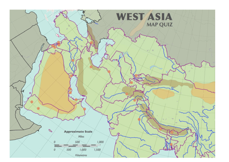 Asia - West Base Map | PDF