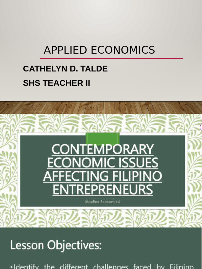 3rd Applied Economics | PDF