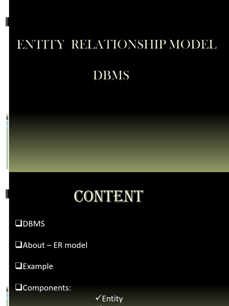 Er Model- Dbms | PDF | Databases | Data