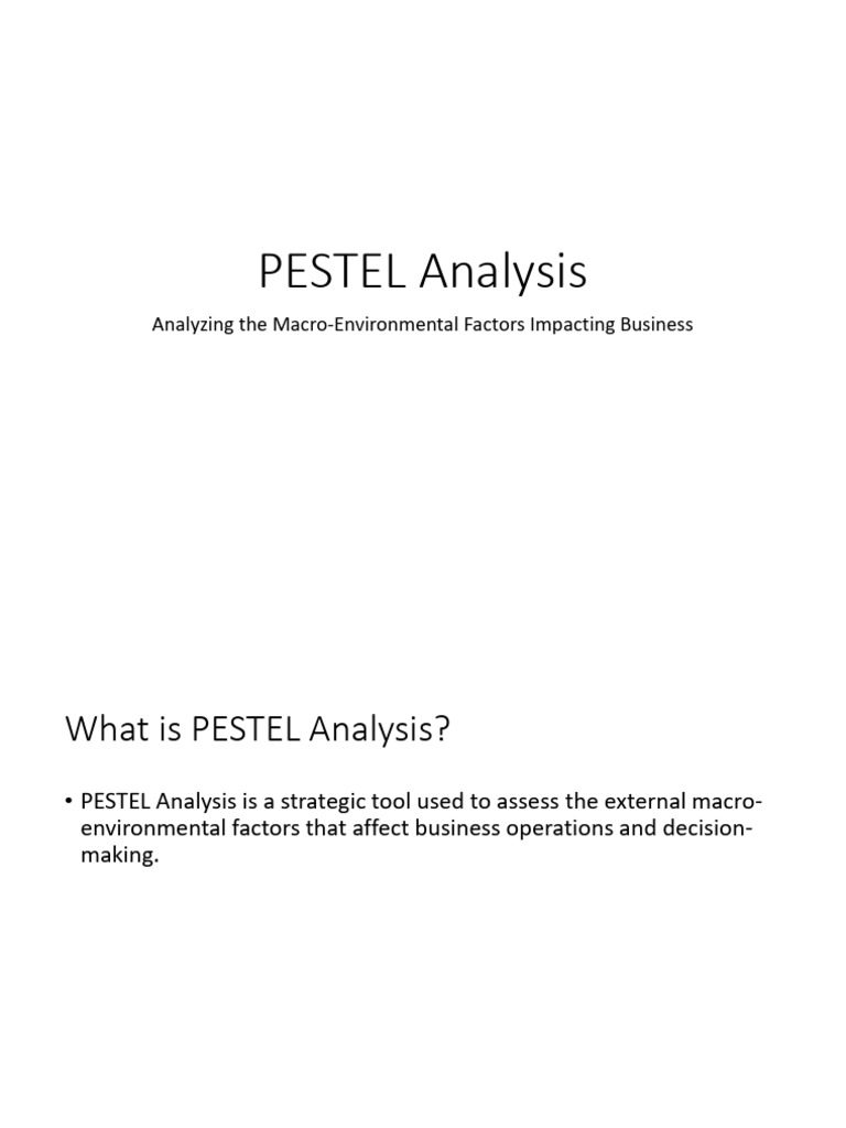 PESTEL and SWOT Analysis for Businesses | PDF | Consumer Behaviour | Brand