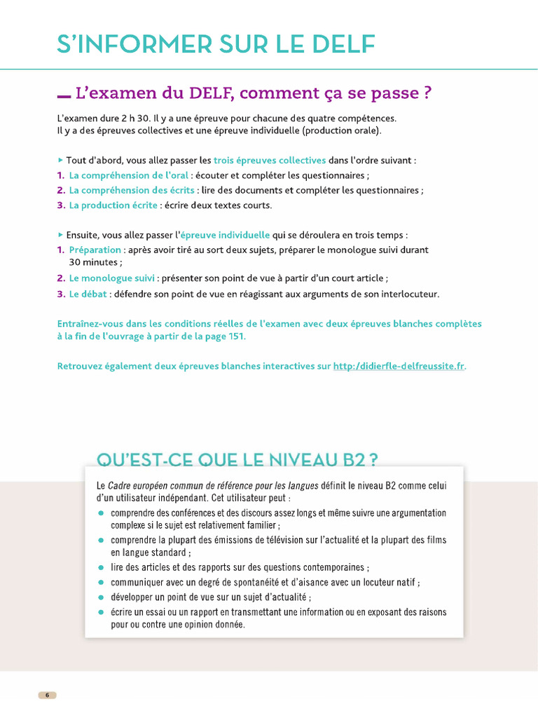Delf b2 | PDF