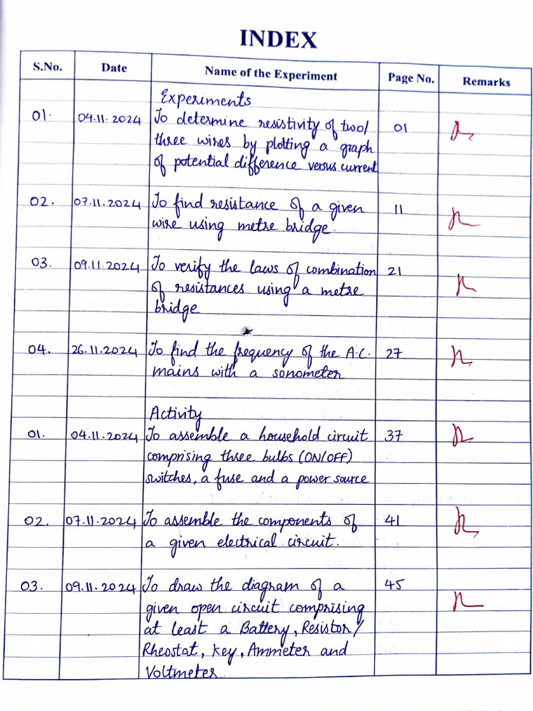Section A Phy Record XII | PDF