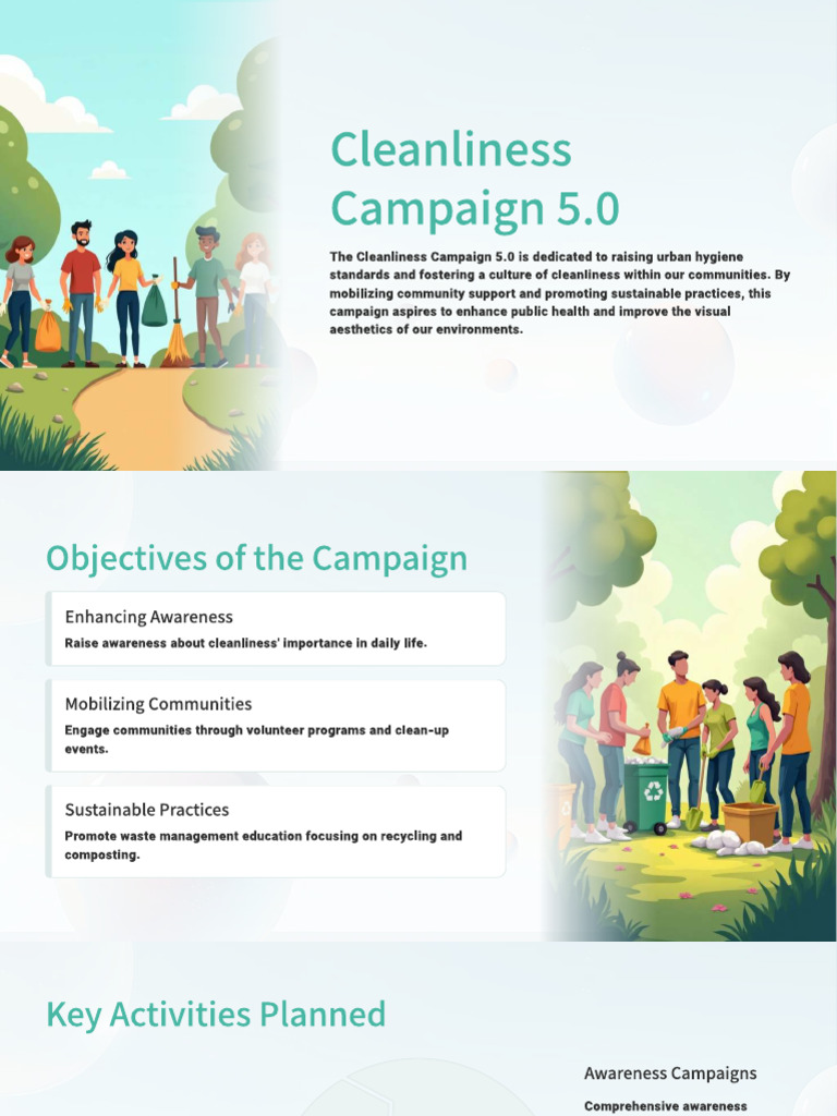 Urban Cleanliness Campaign 5.0 | PDF | Sustainability | Waste Management