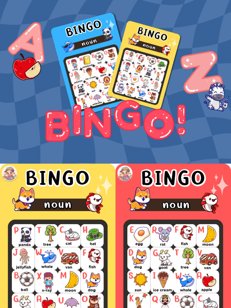 Bingo v.2 - Alphabet A-Z | PDF