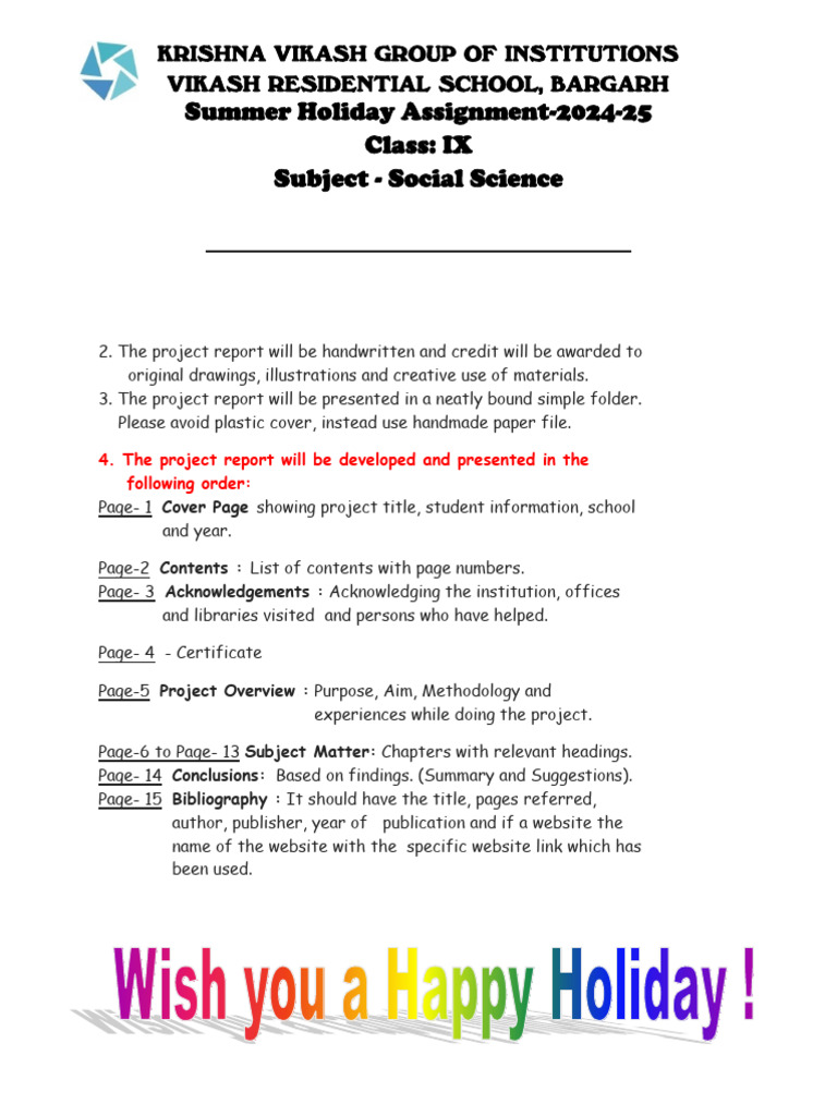 Class IX Social Science Disaster Project | PDF