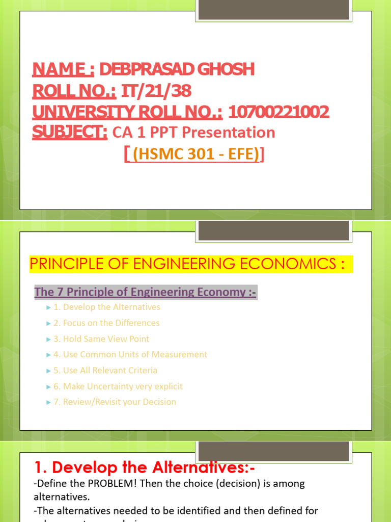 Economics Ca1 Debprasad Ghosh - Compressed | PDF