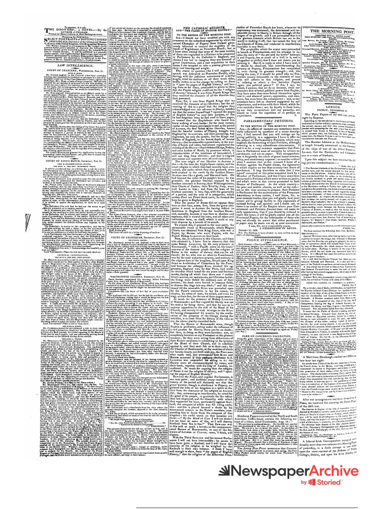 Nov 28 1828 London Morning Post P 2 | PDF