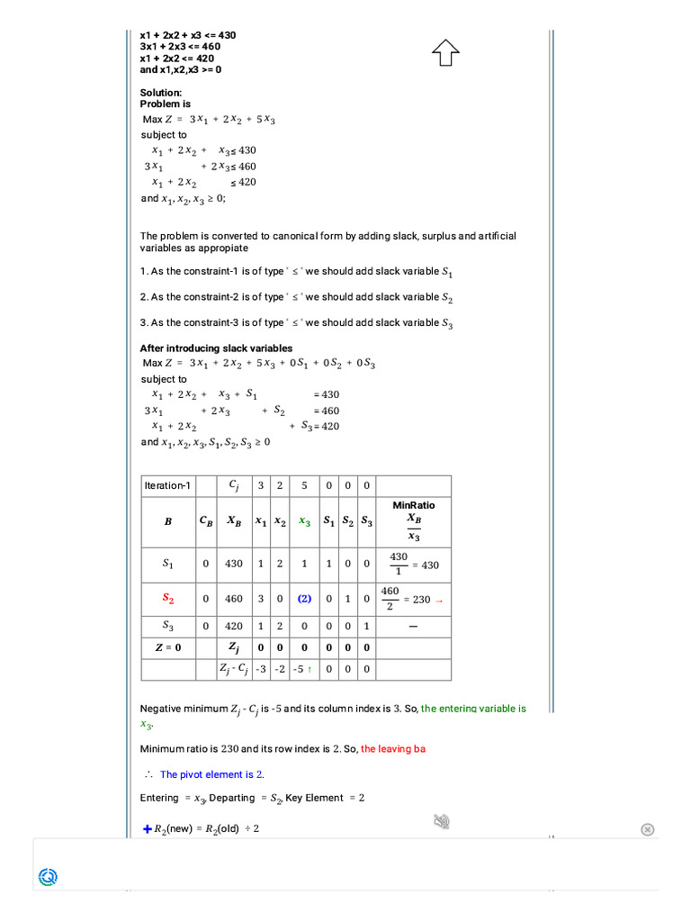 Transportation Simplex Method Example | PDF | Algorithms | Computer Programming