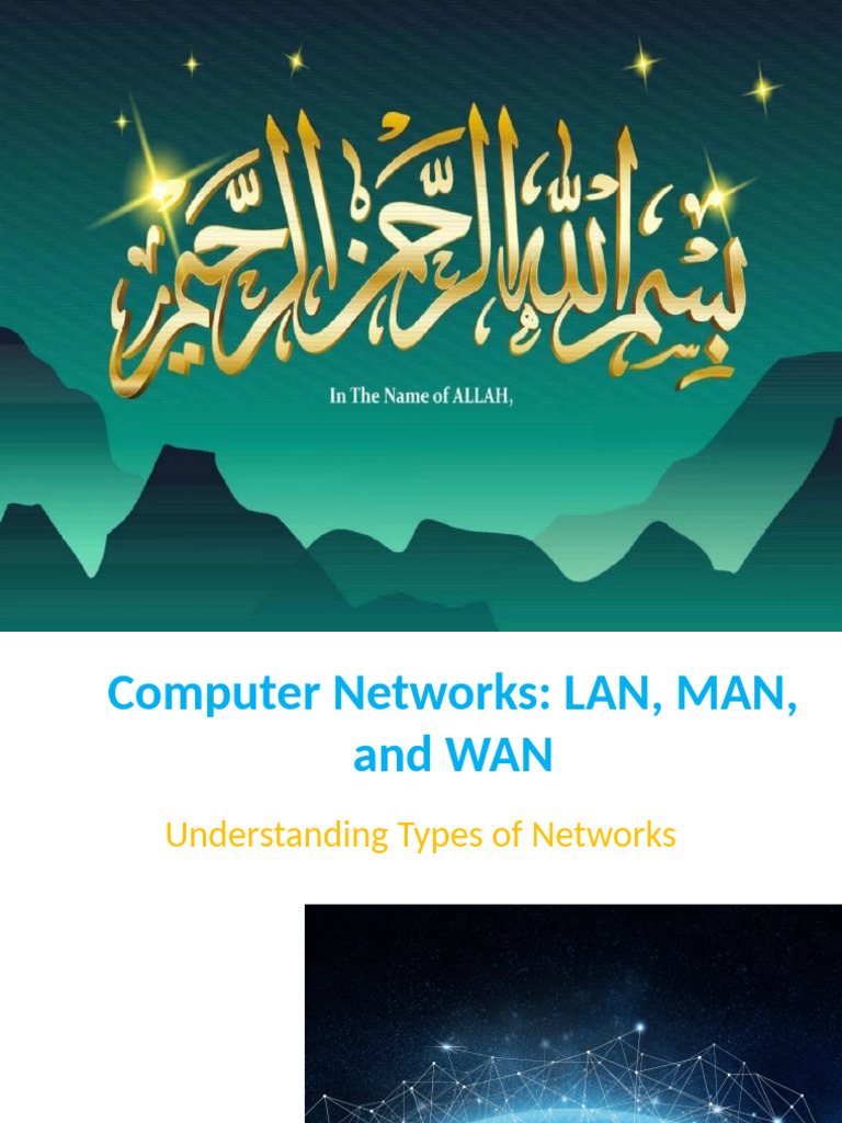 Network LAN MAN WAN Presentation | PDF