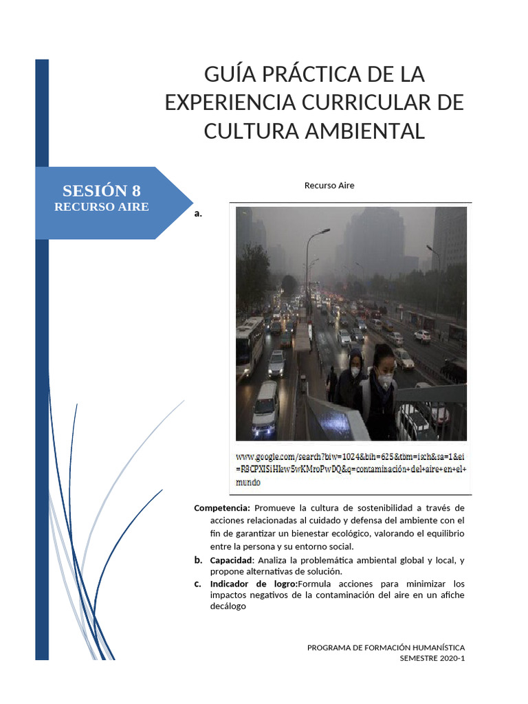 GUIA DE PRACTICA 08 Terminada | PDF | Contaminación | La contaminación ...
