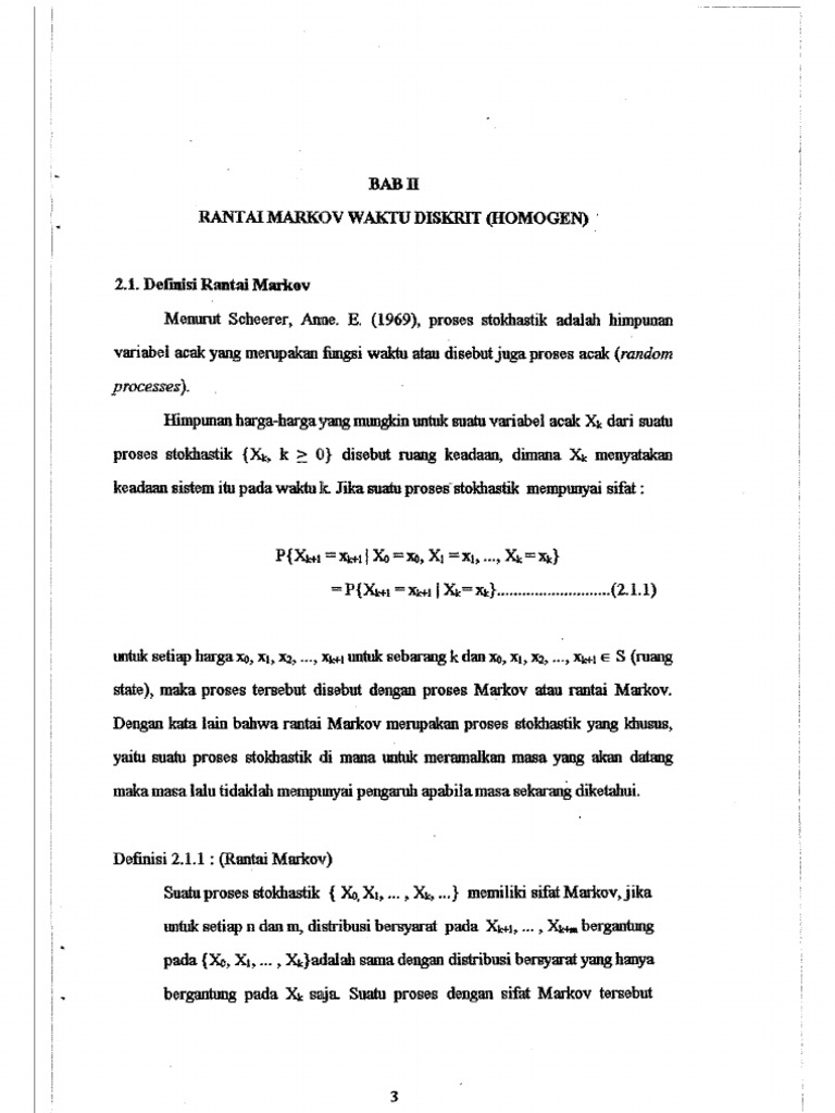 Rantai Markov | PDF