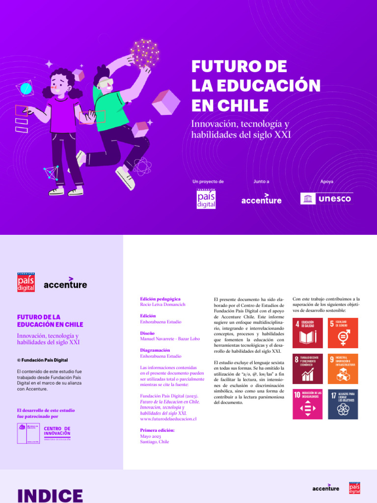 FUTURO-DE-LA-EDUCACION-EN-CHILE_-Estudio-Junio2023 | PDF | Aprendizaje ...