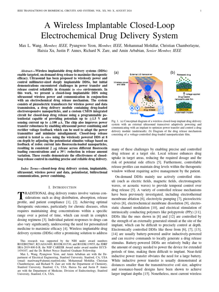 A Wireless Implantable Closed-Loop Electrochemical Drug Delivery System ...