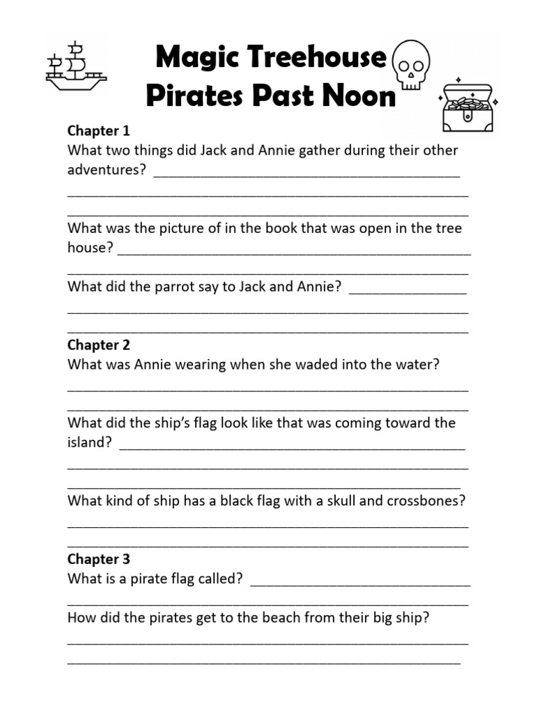 Magic Treehouse Pirates Past Noon | PDF