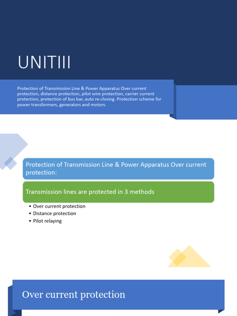 Transmission Line Protection Methods | PDF | Transformer | Relay