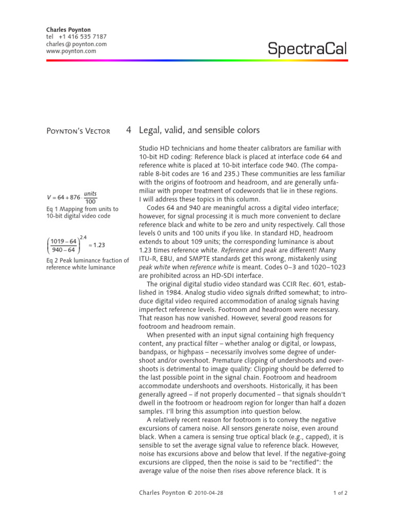 4 Legal & Sensible Colours | PDF | Information And Communications ...