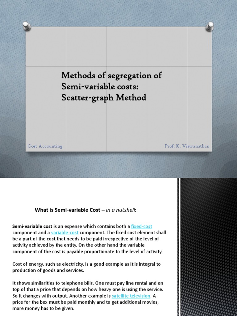 Semi Variable Cost | PDF | Scatter Plot | Linear Regression