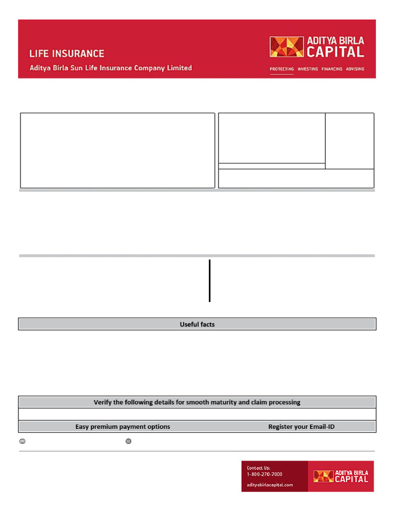 Brochure ABSLI | PDF | Insurance | Taxes