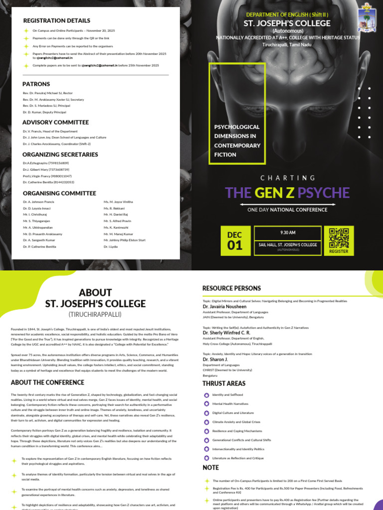 Gen Z Conference | PDF | Psychological Resilience | Identity (Social ...