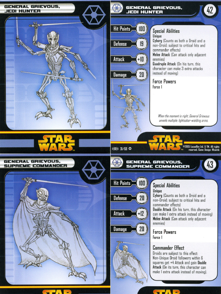 Cards RotS-4 | PDF