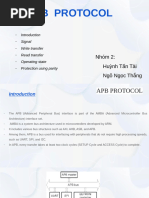 AMBA APB Protocol Overview | PDF | Business | Computers