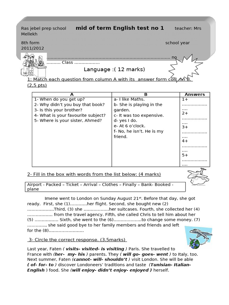 English Language Test Preparation Guide | PDF