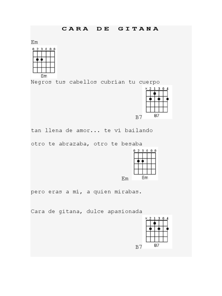 Cara de Gitana | PDF