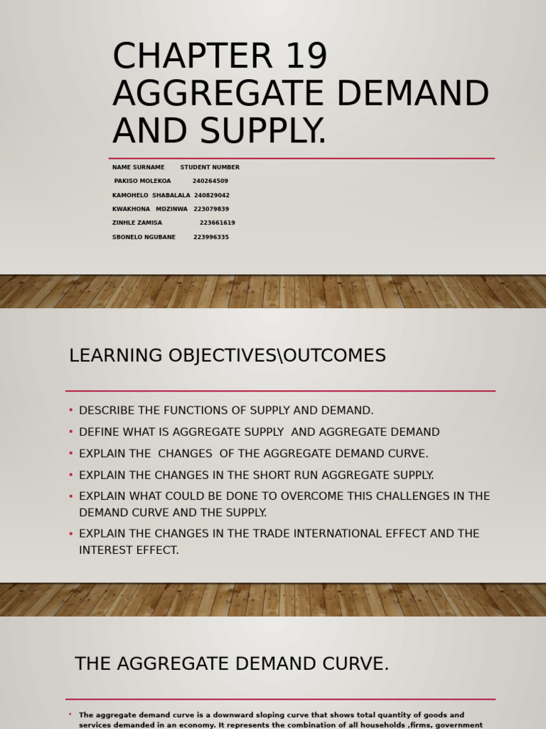 Aggregate Demand and Supply Explained | PDF | Demand | Exports