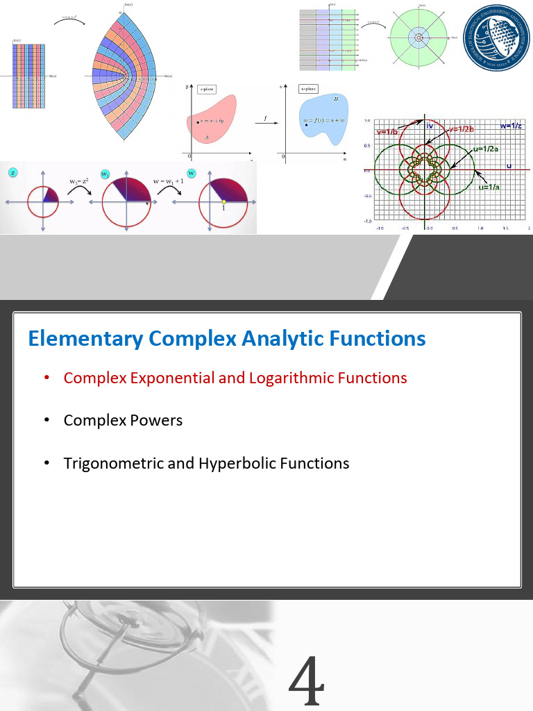 Complex Exponential and Logarithmic Functions | PDF | Function ...