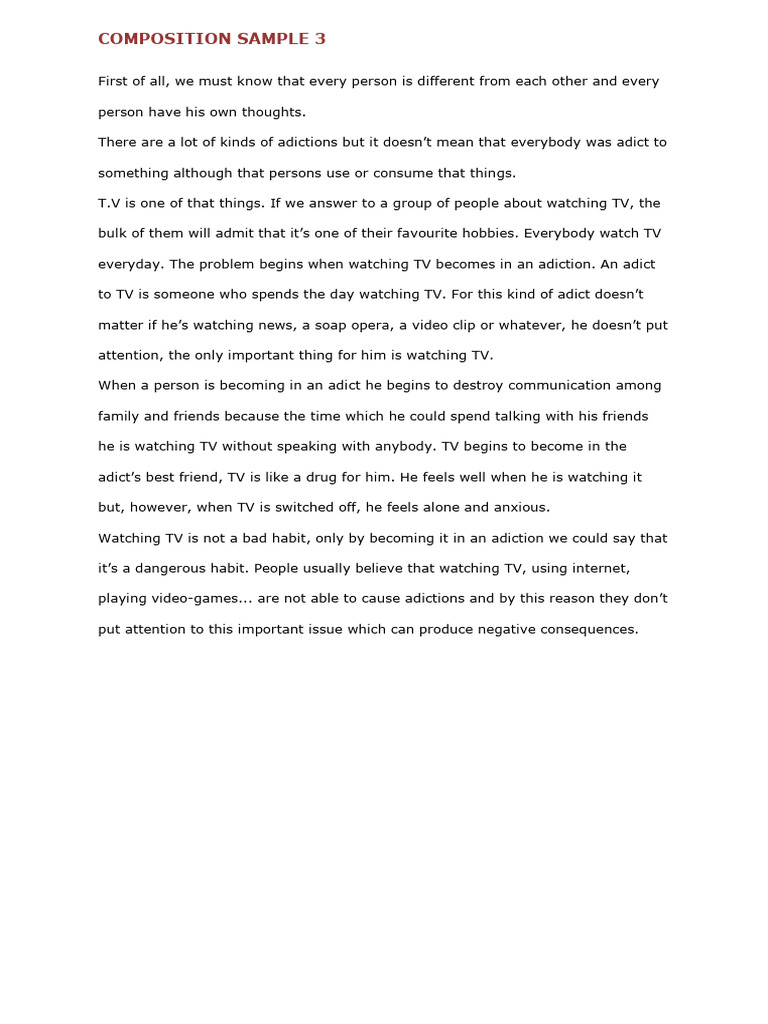 Composition Sample 3 | PDF