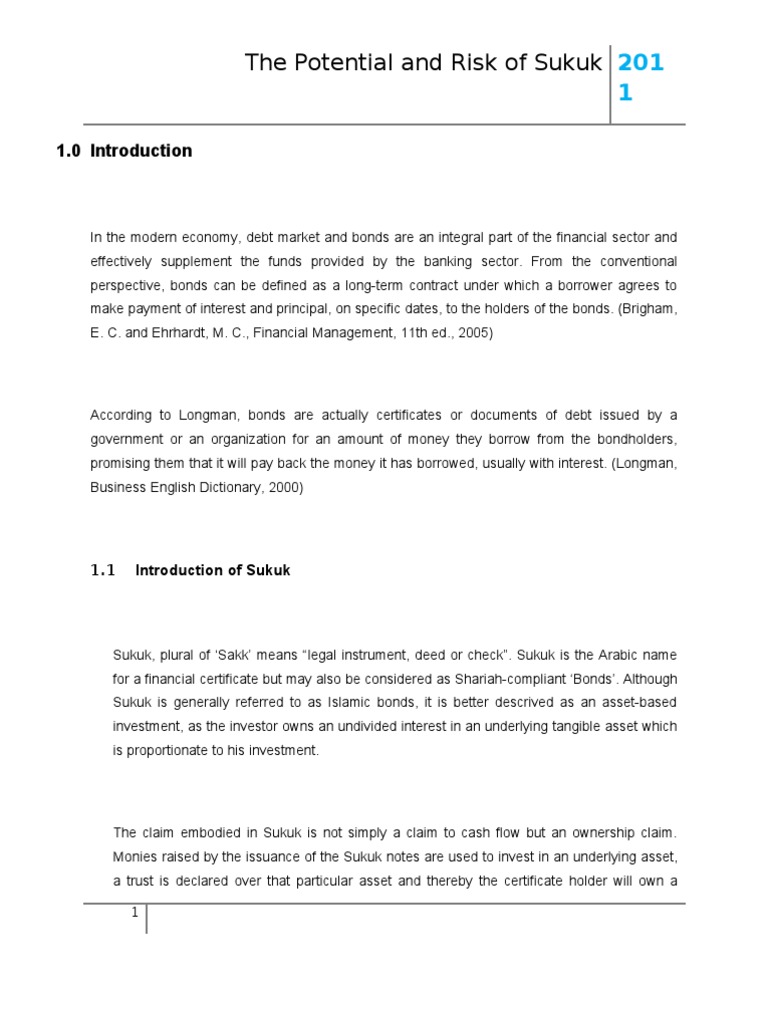 Sukuk Report - Doc New | PDF | Islamic Banking And Finance | Bonds ...