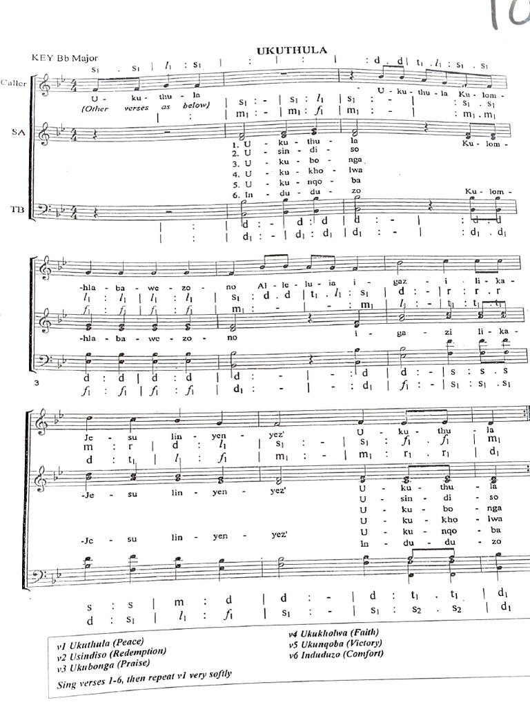 Ukuthula | PDF