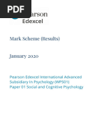 A-Level Psychology Paper 1 Mark Scheme | PDF | Attachment Theory ...
