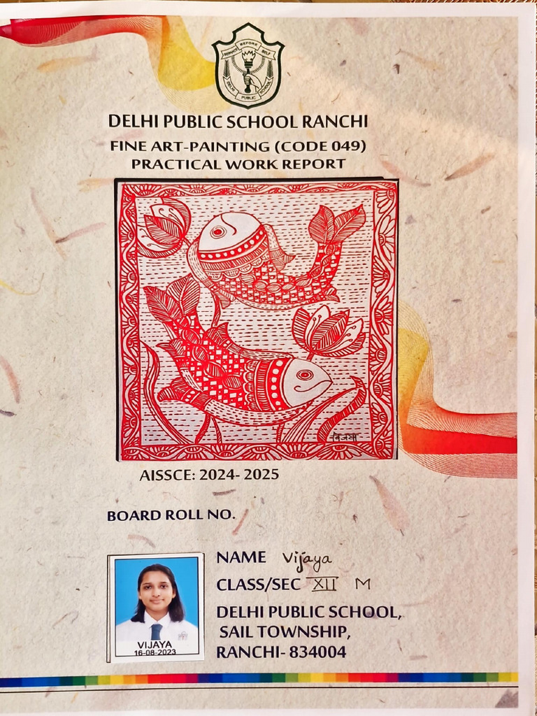Cbse Fine Arts Project Sample Dps | PDF