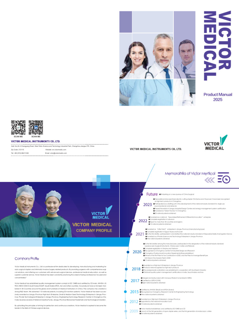 Victor Medical Instruments Overview 2025 | PDF