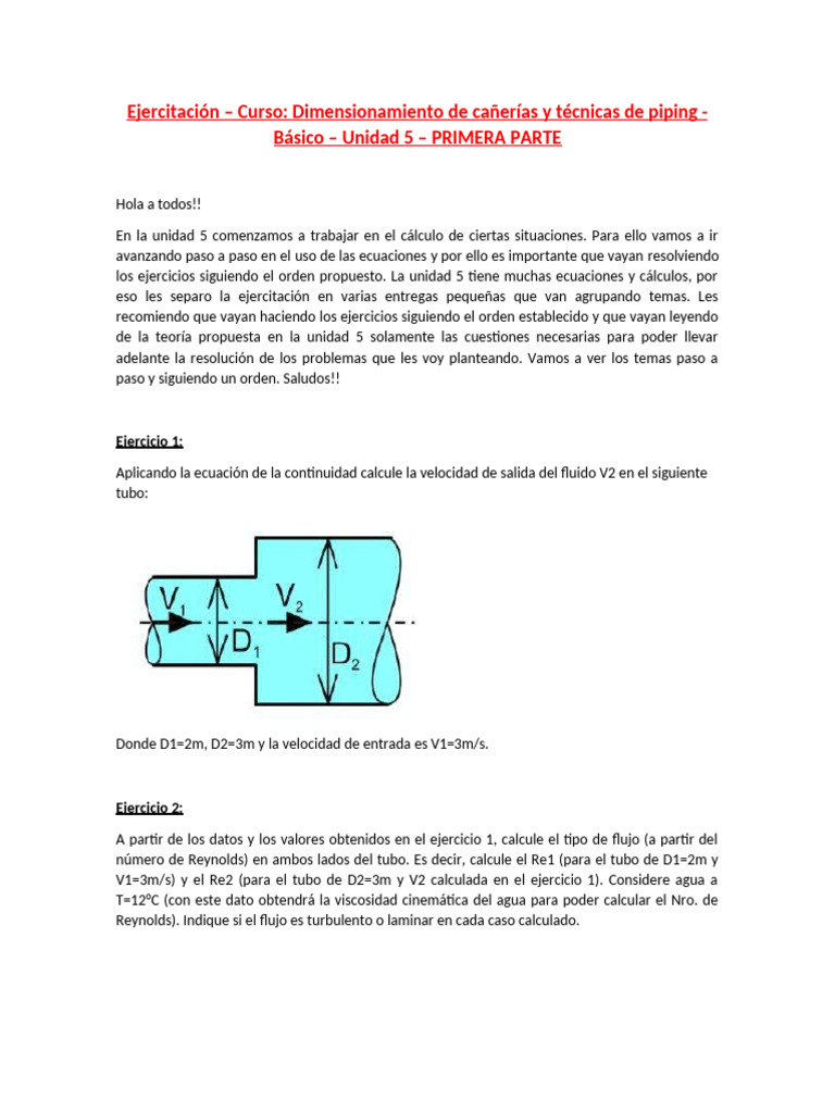 Ejercitación - UNIDAD5 PRIMERA PARTE 2024 | PDF