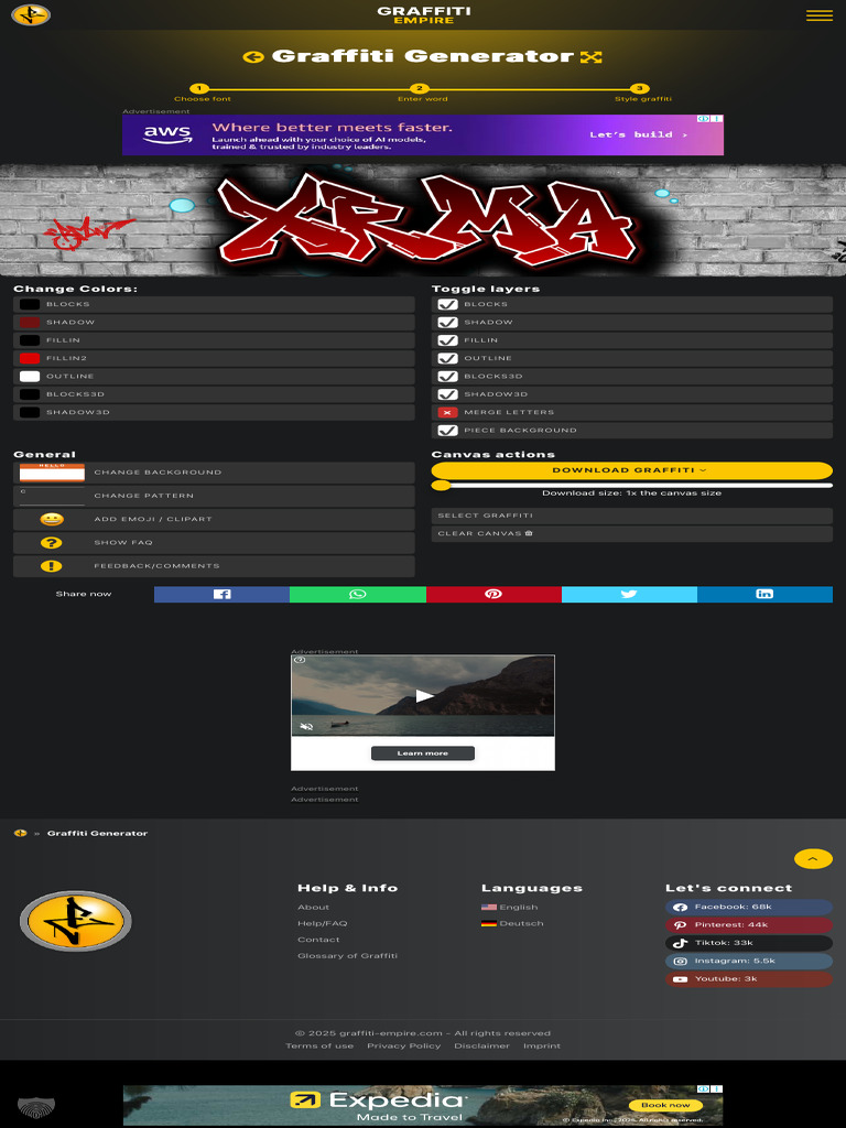Graffiti Generator Online Graffiti Generator - Graffiti Empire | PDF