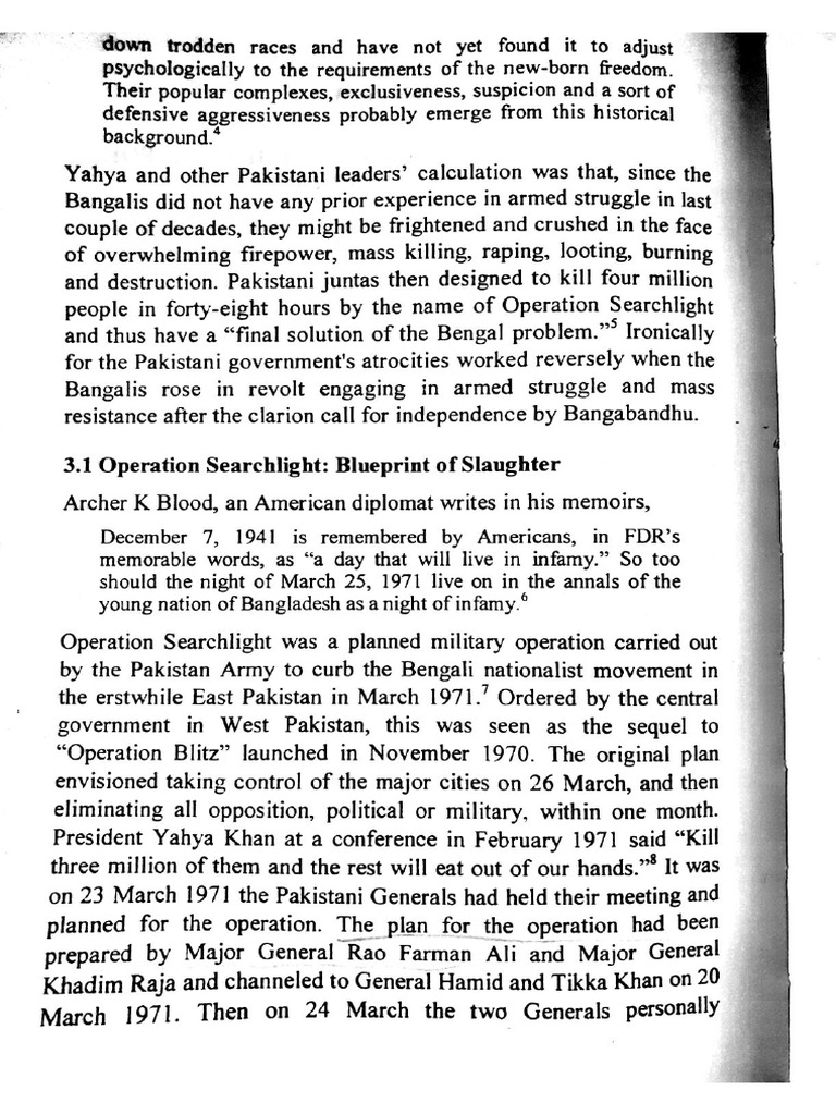 Operation Searchlight | PDF