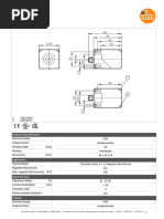 Inductive Sensor IE5338 Specifications | PDF | Bipolar Junction ...