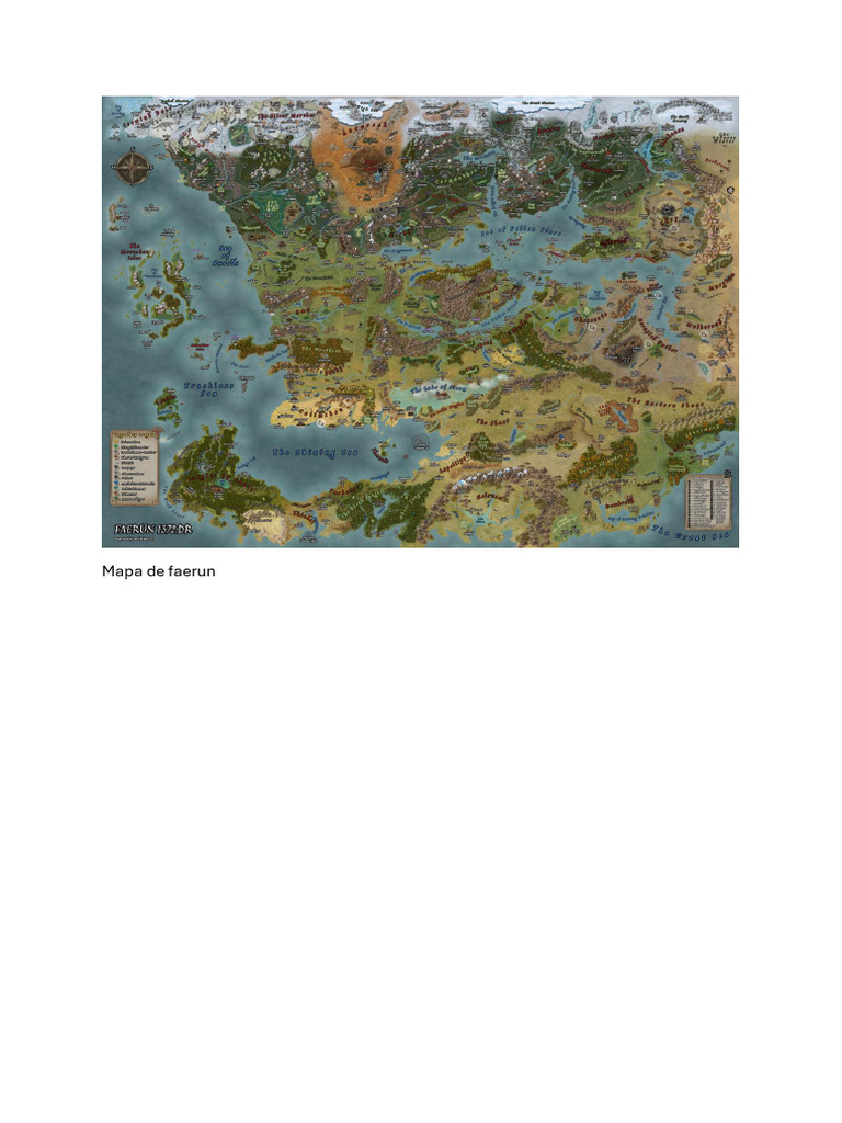 Mapa de Faerun | PDF