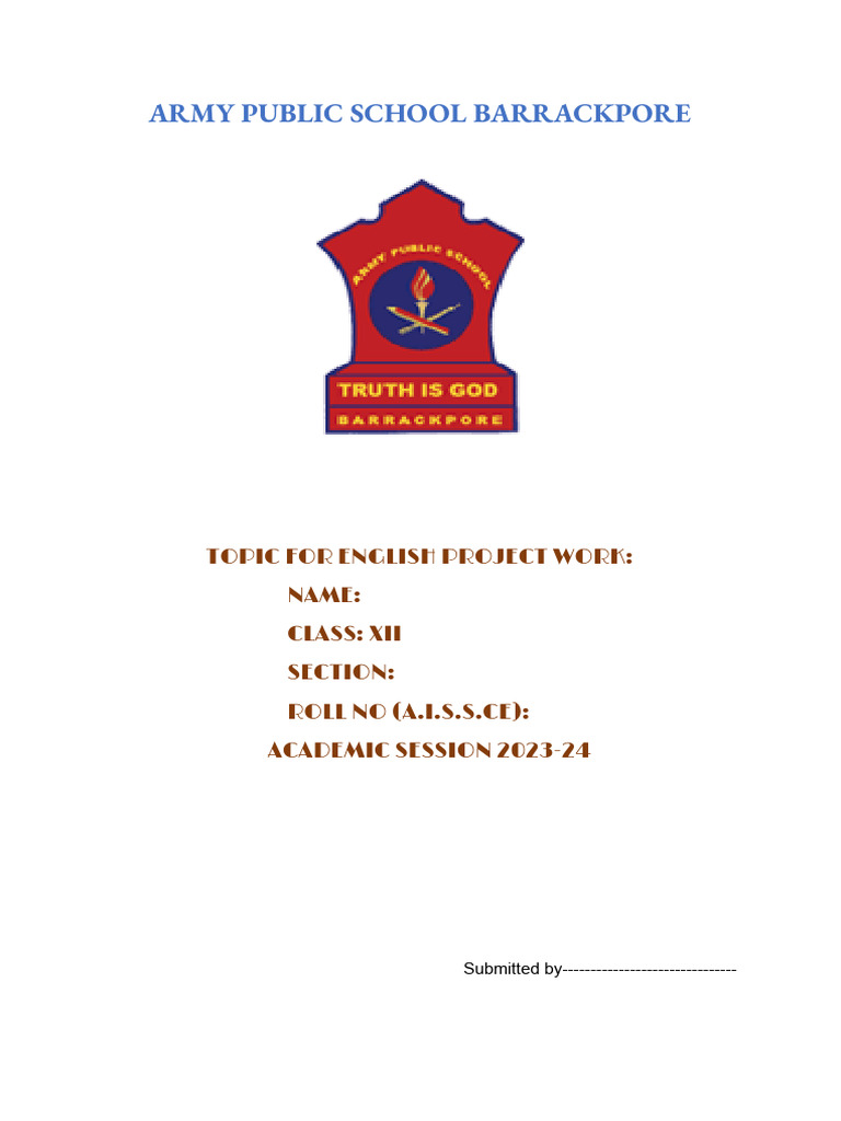 Asl Sample Project Xii | PDF