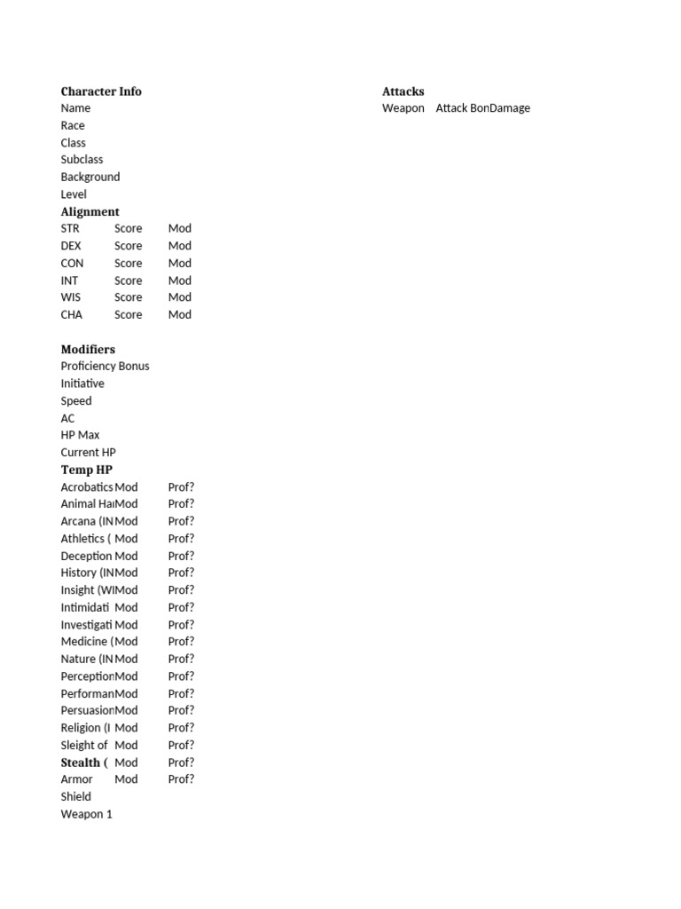 Artificer Armorer CharacterSheet Rebuilt | PDF